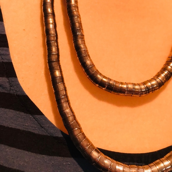 Jewelry | Vintage 5 Lariat Silver Tone Half Cap Necklace | Poshmark